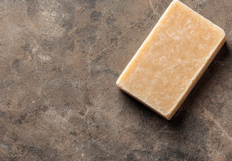 A Bar of Soap on a Textured Surface. Stock Illustration - Illustration ...