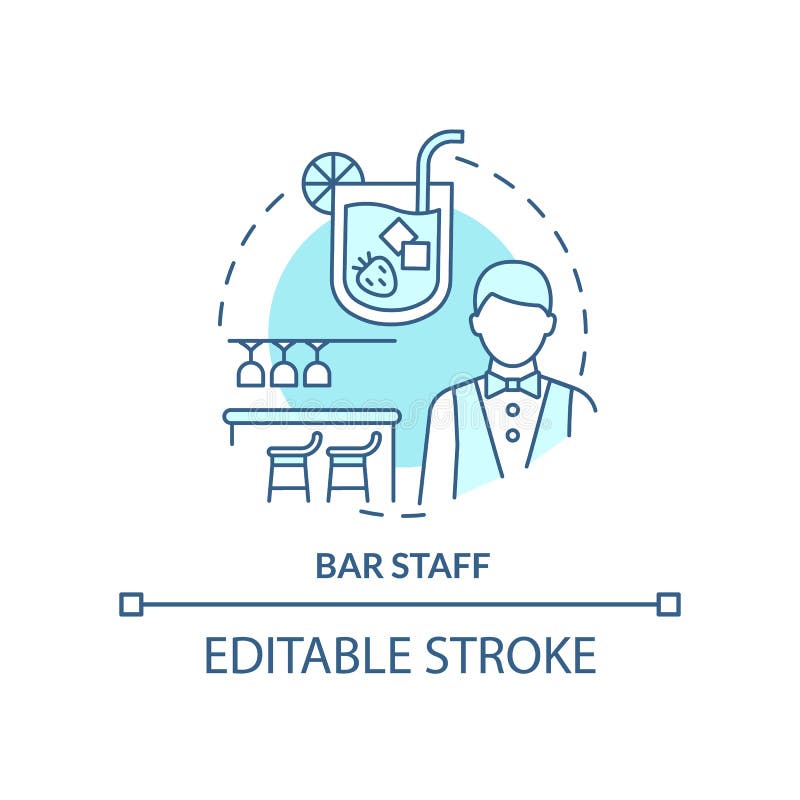 Bar Staff Turquoise Concept Icon Stock Vector - Illustration of ... Bar Staff Turquoise Concept Icon Stock Vector - Illustration of ...