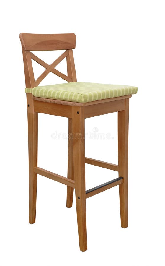 Bar stool stock image. Image of interior, high, material - 57195123