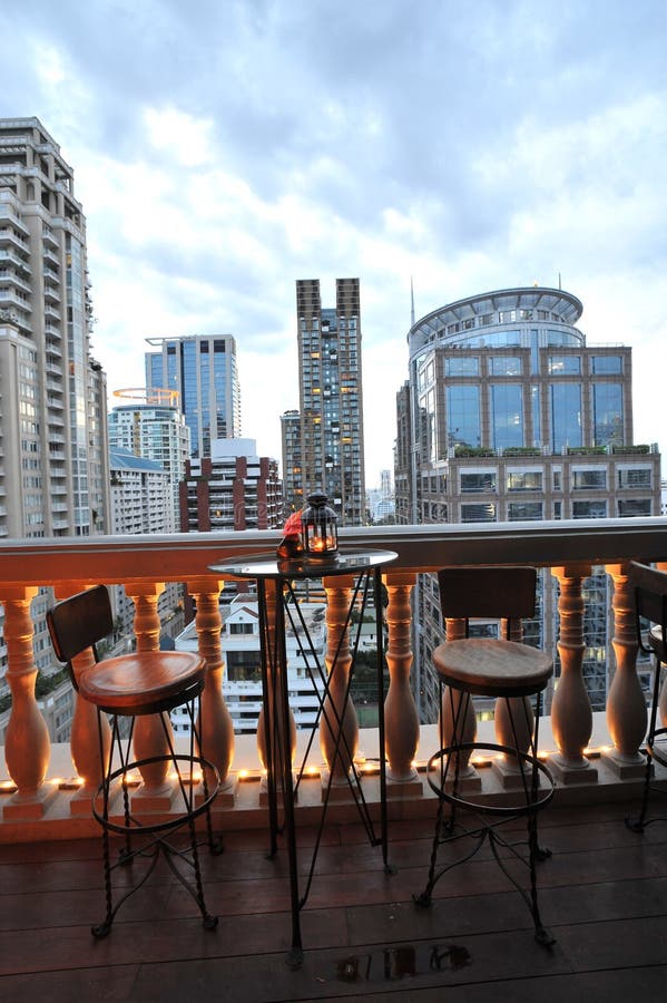 Bar on tower stock photo. Image of evening, drink, chair - 31451812