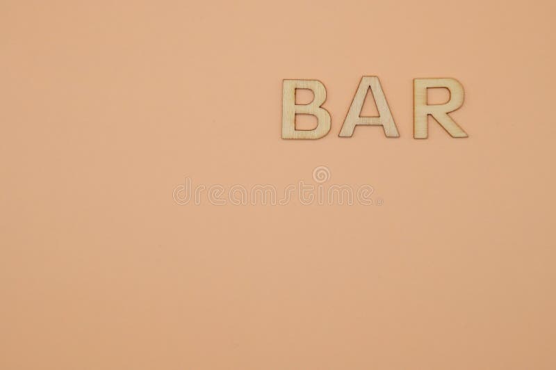 Bar write stock image. Image of number, poster, brown - 357644215
