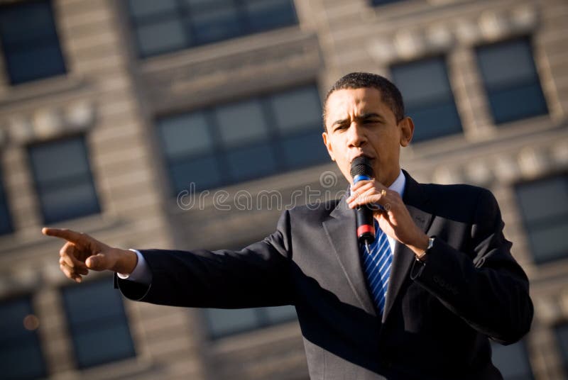 Barack Obama 5 editorial photo. Image of figure, senate - 4242966