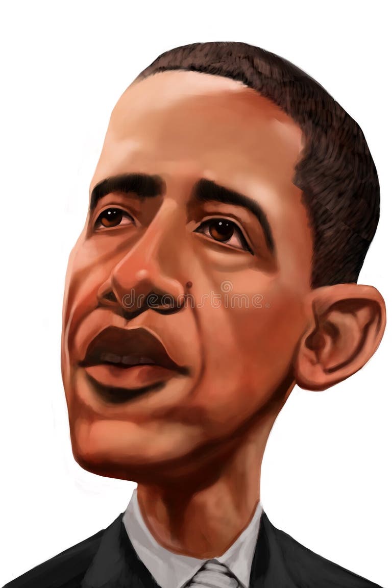 Obama Caricature Stock Illustrations – 118 Obama Caricature Stock ...