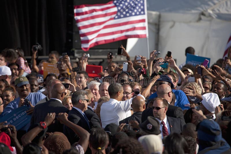 Barack Obama Campaign Rally, Photographie éditorial - Image du états ...