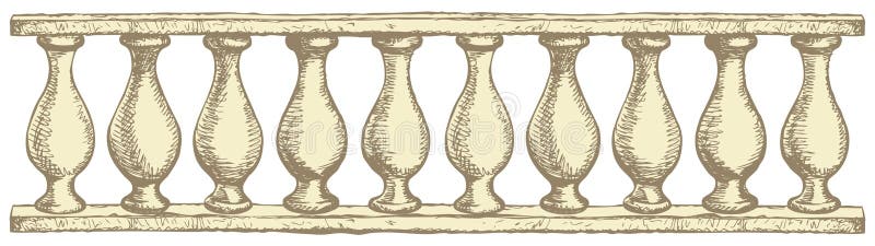 Barandilla Gráfico Del Vector Ilustración del Vector - Ilustración de ...