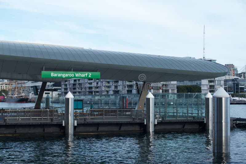 Barangaroo Ferry Terminal editorial stock photo. Image of port - 95127853
