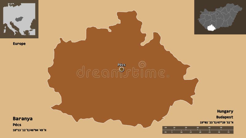 Baranya, County of Hungary,. Previews. Pattern Stock Illustration ...