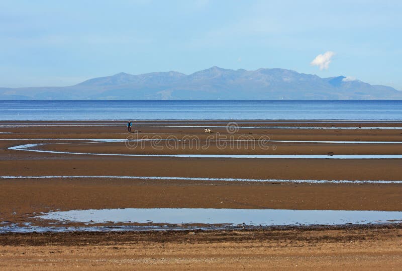 Barassie beach, Troon stock photo. Image of clouds, ayrshire - 31750496