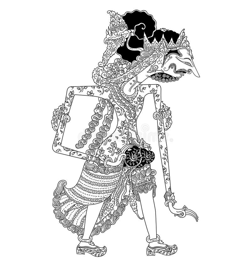 Basudewa stock vector. Illustration of dimensional, druwasa - 89652941