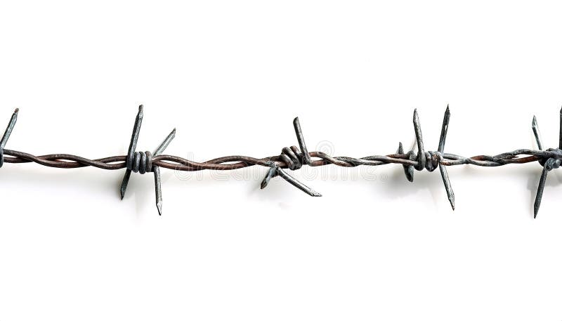 Barb Barbed Razor Wire Type Steel Fencing Constructed Sharp Edges ...