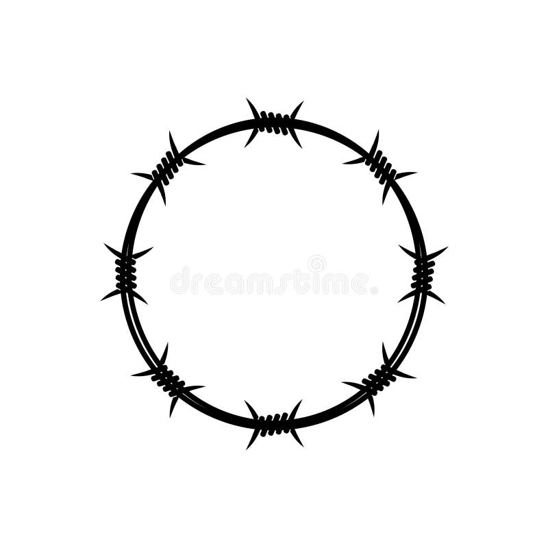 Razor Wire Fence Logo Stock Illustrations – 69 Razor Wire Fence Logo ...