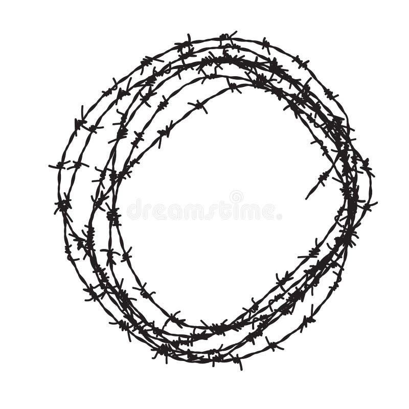 Barbed Wire Clipart Circle
