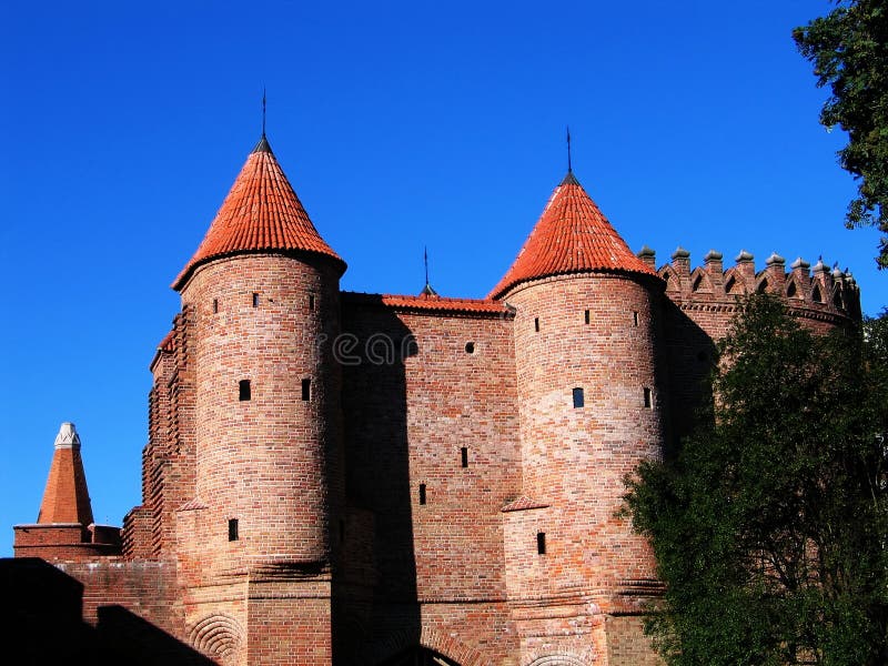 Barbacane - Vieille Fortification à Varsovie Photo stock - Image du ...