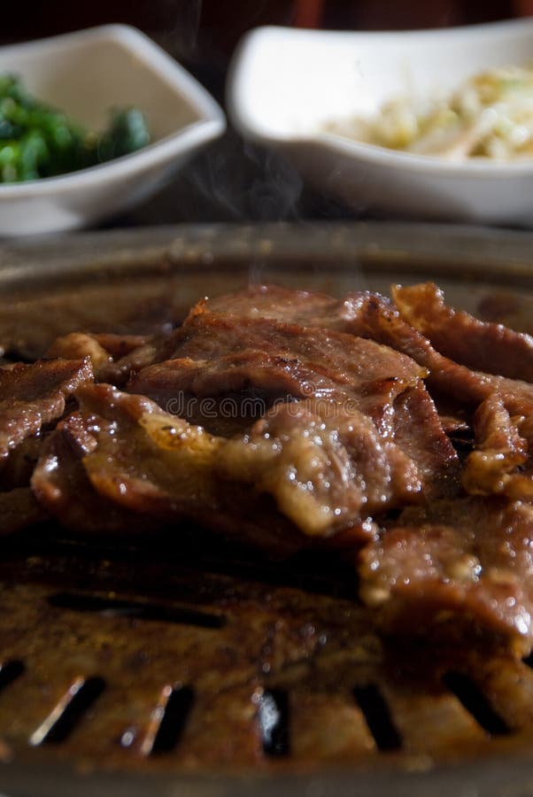 Barbacoa coreana foto de archivo. Imagen de arroz, crudo - 12388194