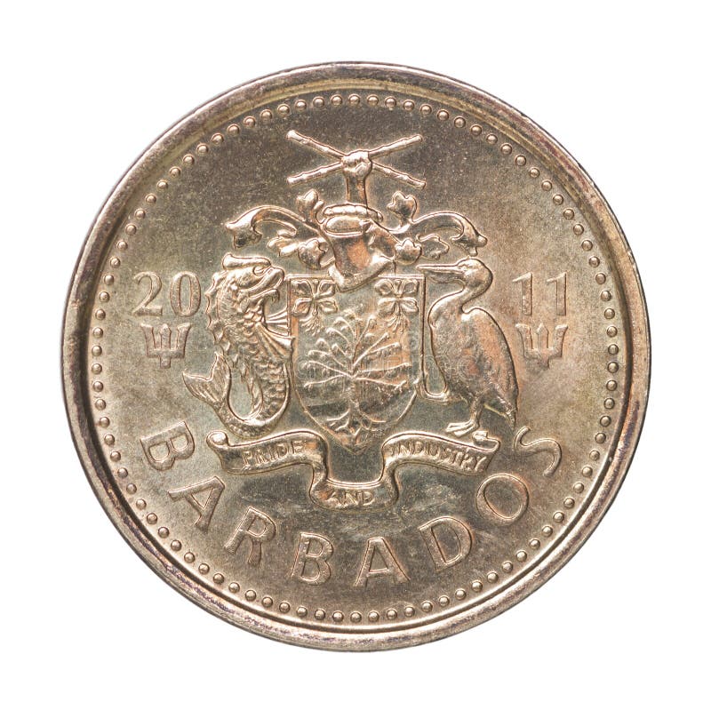 Barbados cent coin stock image. Image of white, macro - 103640057