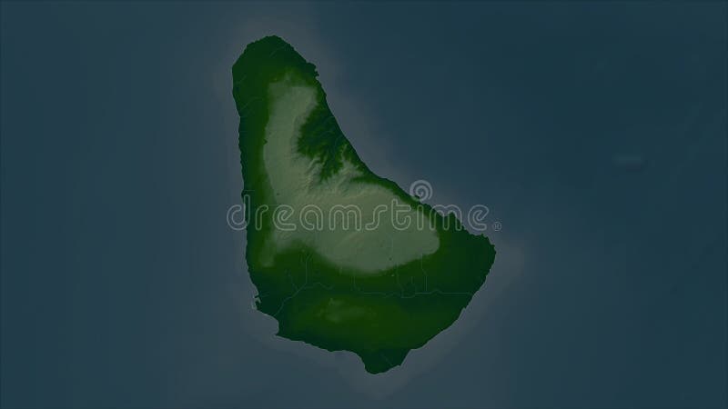 Barbados Highlighted. Physical Stock Illustration - Illustration of ...