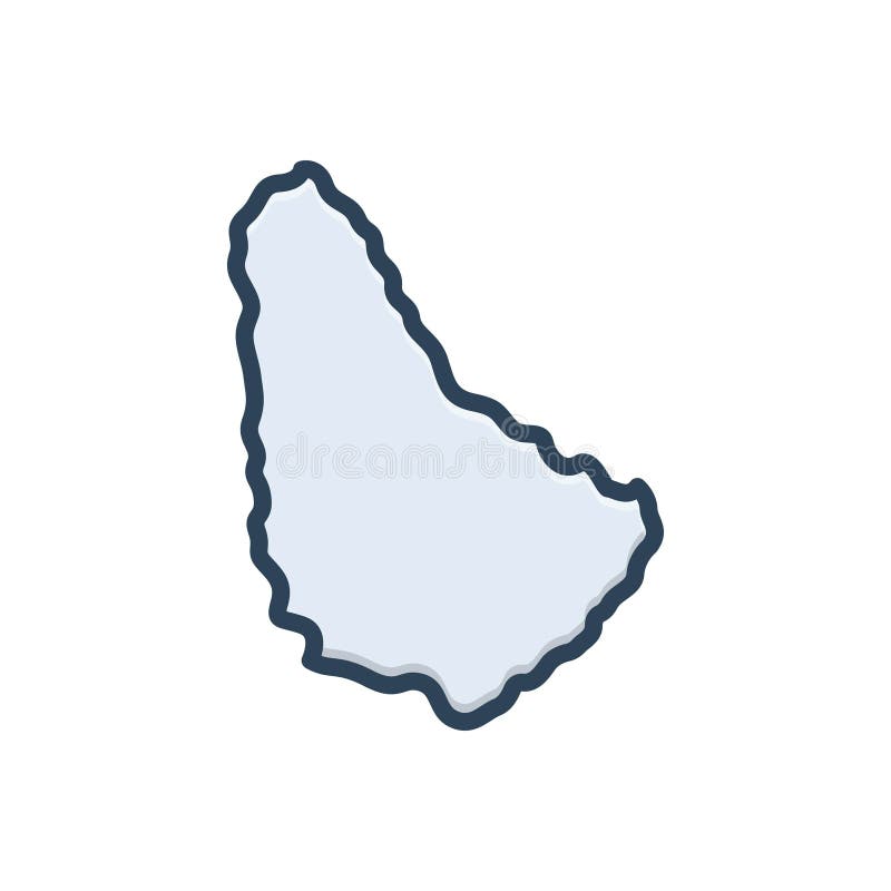 Color Illustration Icon for Barbados, Vincent and Region Stock Vector ...