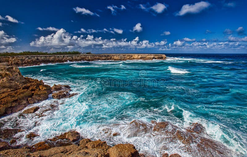 Barbados Landscape stock photo. Image of high, waterfront - 53758374