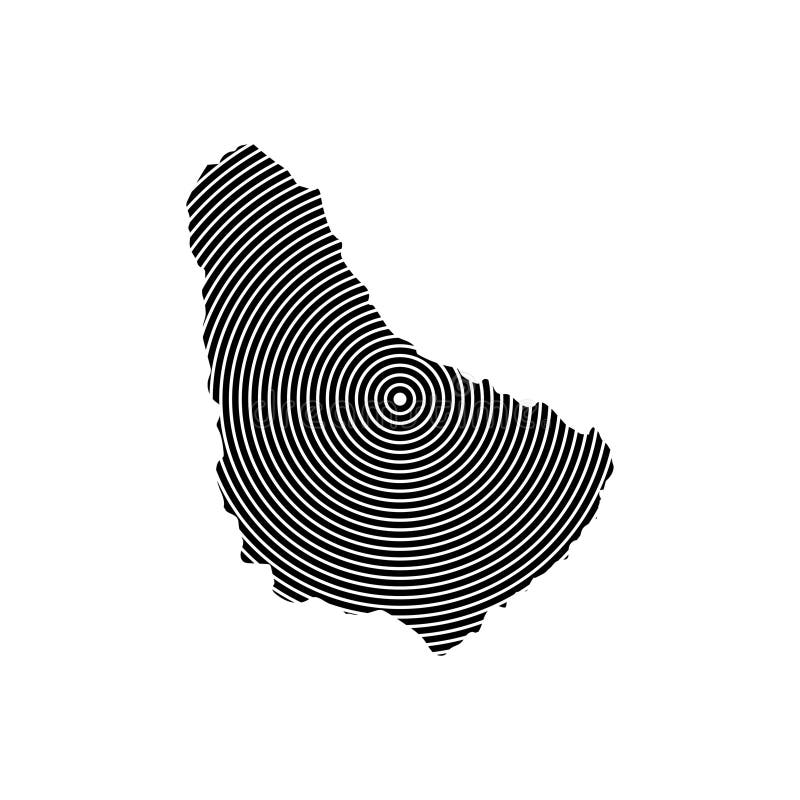 Barbados Map Icon Illustration Stock Vector - Illustration of graphic ...