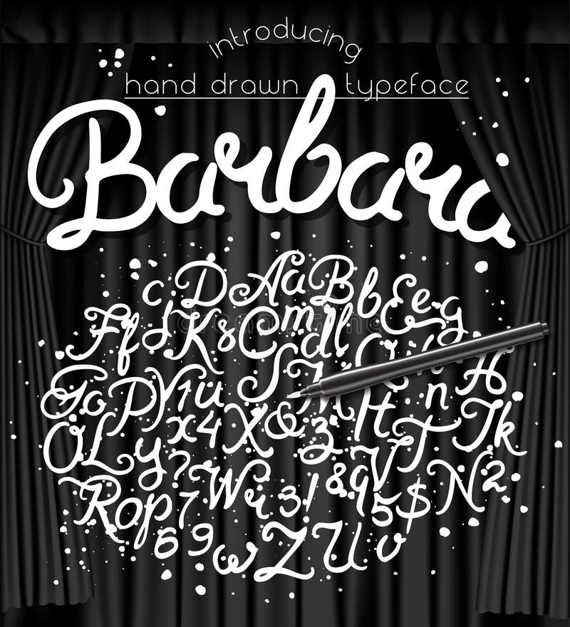 Handwritten Colorful Alphabet Stock Vector - Illustration of character ...