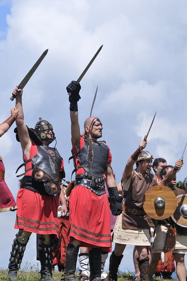 Barbarians. editorial image. Image of barbaric, asturias - 18801710