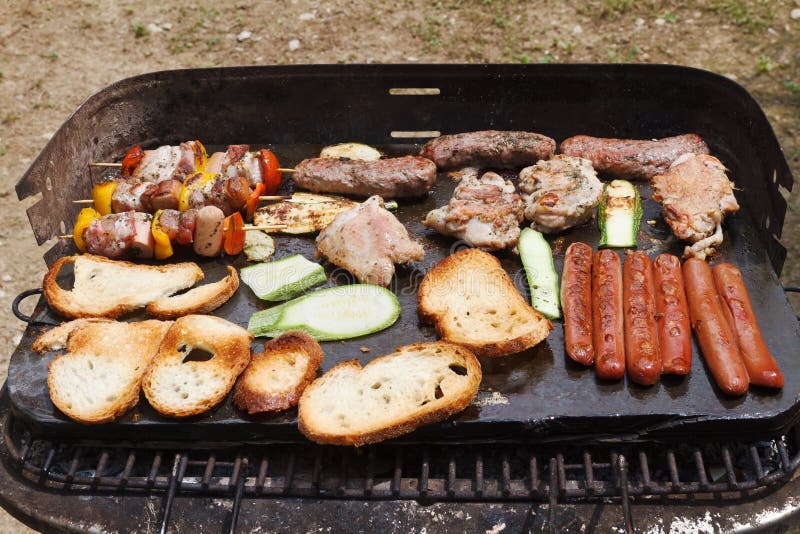 Barbecue stock image. Image of outdoor, meal, fire, heat - 20192159
