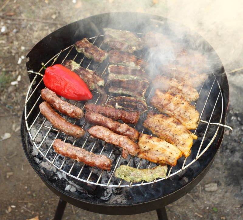 Barbecue stock image. Image of fresh, grill, meat, food - 27049877