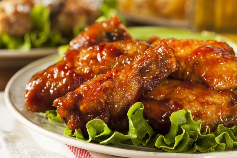 Barbecue Buffalo Chicken Wings Stock Image - Image of meat, wings: 37976799
