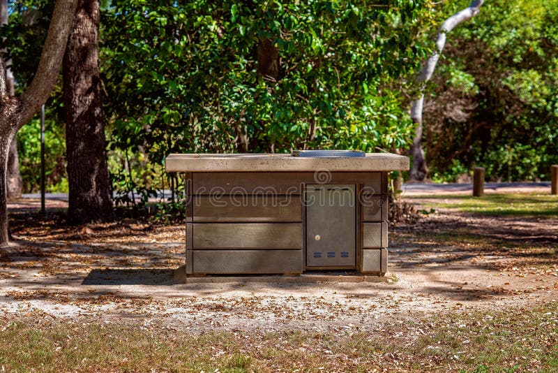 Barbecue in a Bush Environment Stock Photo - Image of bushland ...