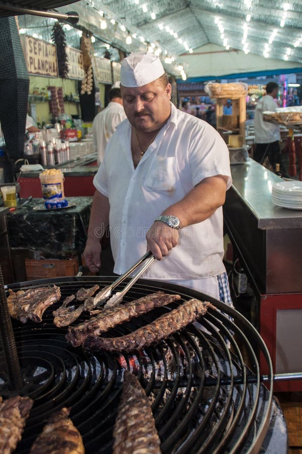 Barbecue chef editorial photo. Image of watch, cooking - 27996201