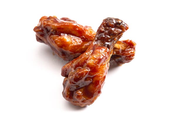 Barbecue Chicken Wings with Bone in Stock Image - Image of cuisine ...