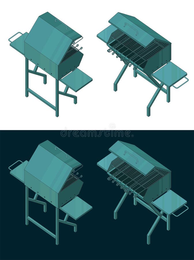 Grill Blueprints Stock Illustrations – 13 Grill Blueprints Stock ...