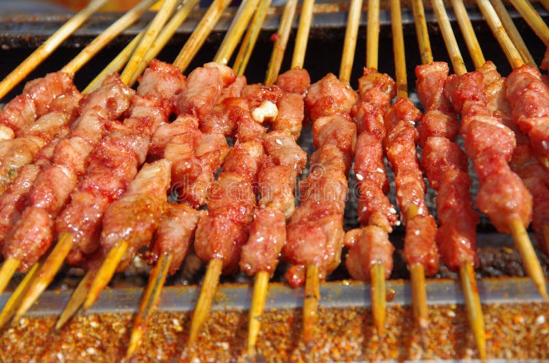 Barbecue stock image. Image of shish, mutton, pork, string - 34534525