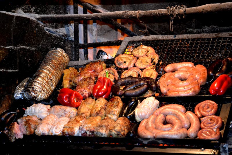 Barbecue stock image. Image of pepper, fire, grill, vegetables - 41363415