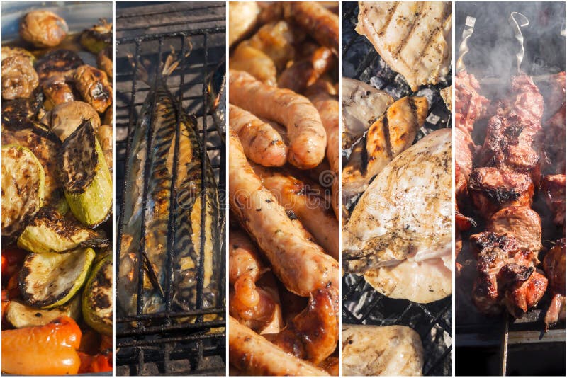 671 Barbecue Bbq Collage Stock Photos - Free & Royalty-Free Stock ...