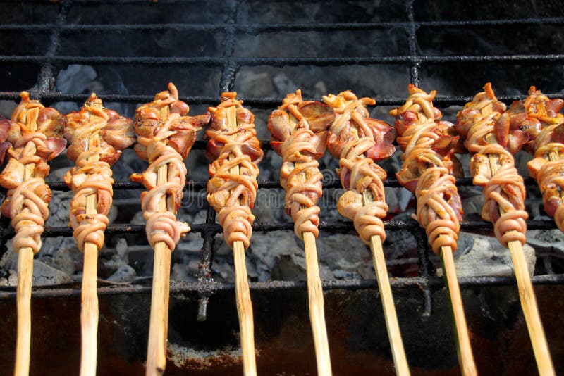 Cow Entrails for Sell in Butcher`s Shop Stock Photo - Image of cuisine ...