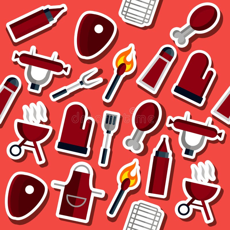 Barbecue Collage Stock Illustrations – 480 Barbecue Collage Stock ...