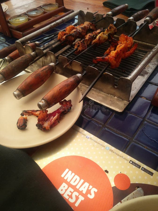 Barbecue Food Festival Display Editorial Stock Photo - Image of food ...