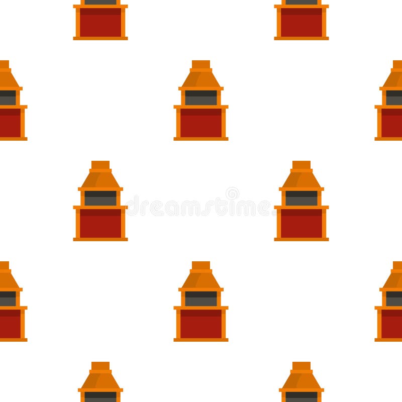 Barbecue Gas Grill Pattern Seamless Stock Vector - Illustration of ...