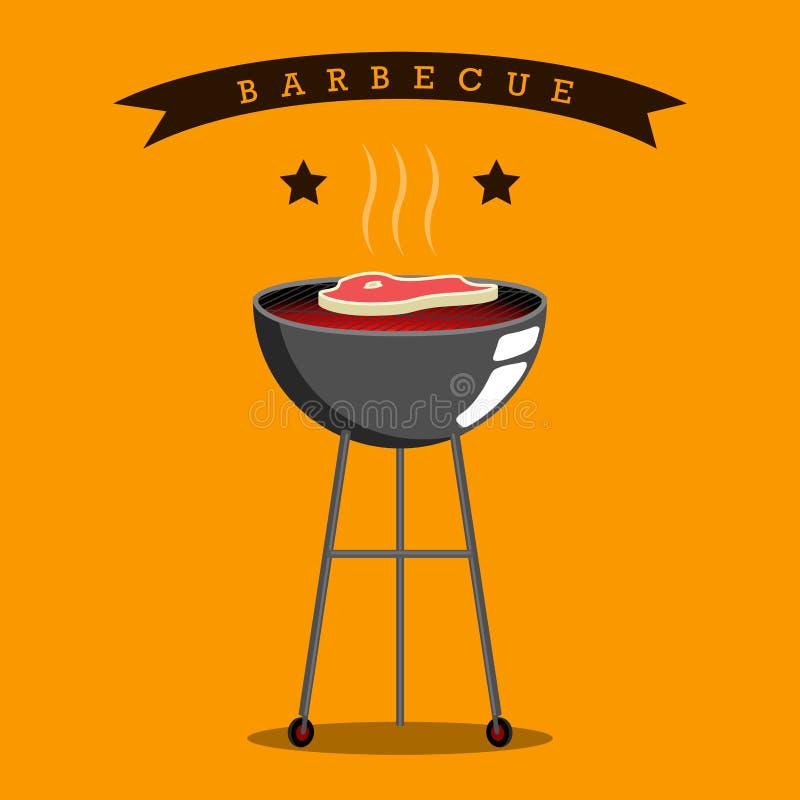 Barbecue graphic design stock vector. Illustration of grilled - 152430521