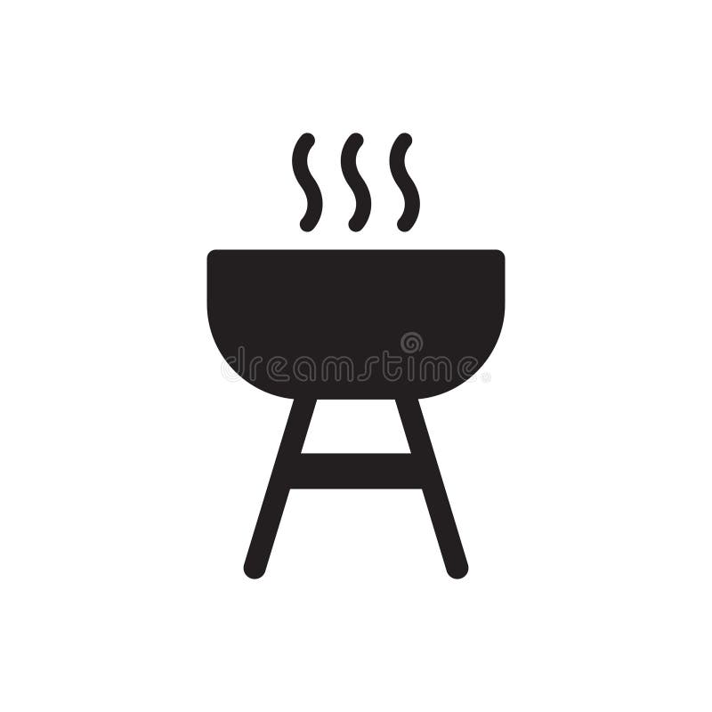 Barbecue Grill Icon stock photo. Illustration of barbecue - 361596266