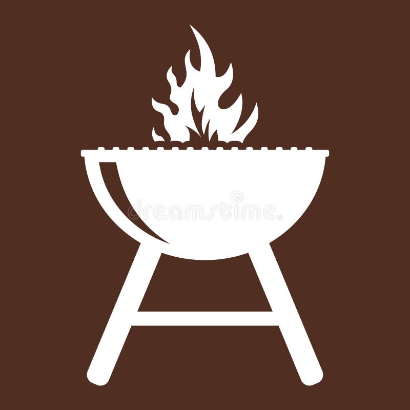 Barbecue Smoke Grill stock vector. Illustration of lamb - 10505536