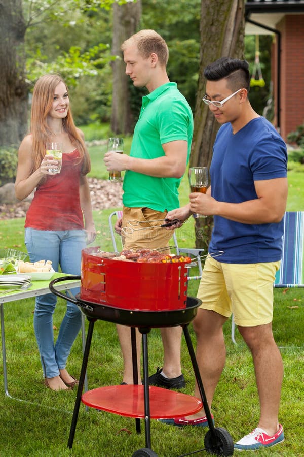Barbecue during holidays stock photo. Image of barbecue - 43938400