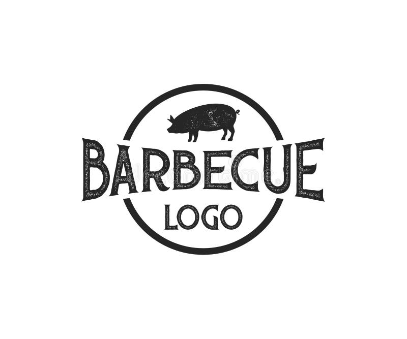Barbecue Logo Design. BBQ, Grill Logo Design Vector Stock Vector ...