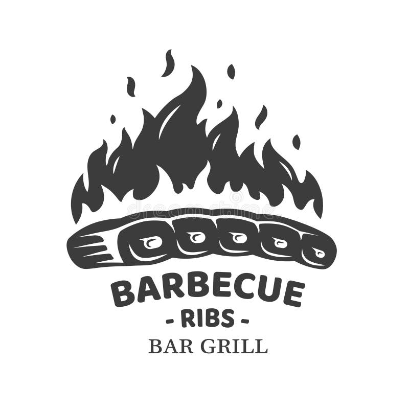 Ribs Logo Stock Illustrations – 1,822 Ribs Logo Stock Illustrations ...