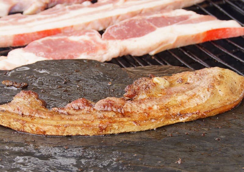 Barbecue for lunch stock image. Image of sausage, drink - 41804305