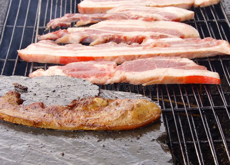 Barbecue for lunch stock photo. Image of fried, sauce - 42301772