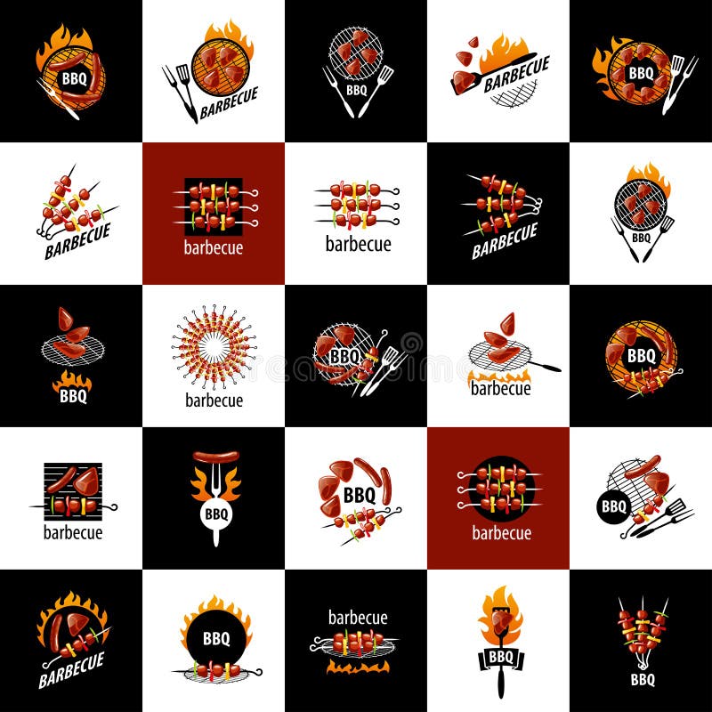Barbecue party logo stock vector. Illustration of gourmet - 75339259