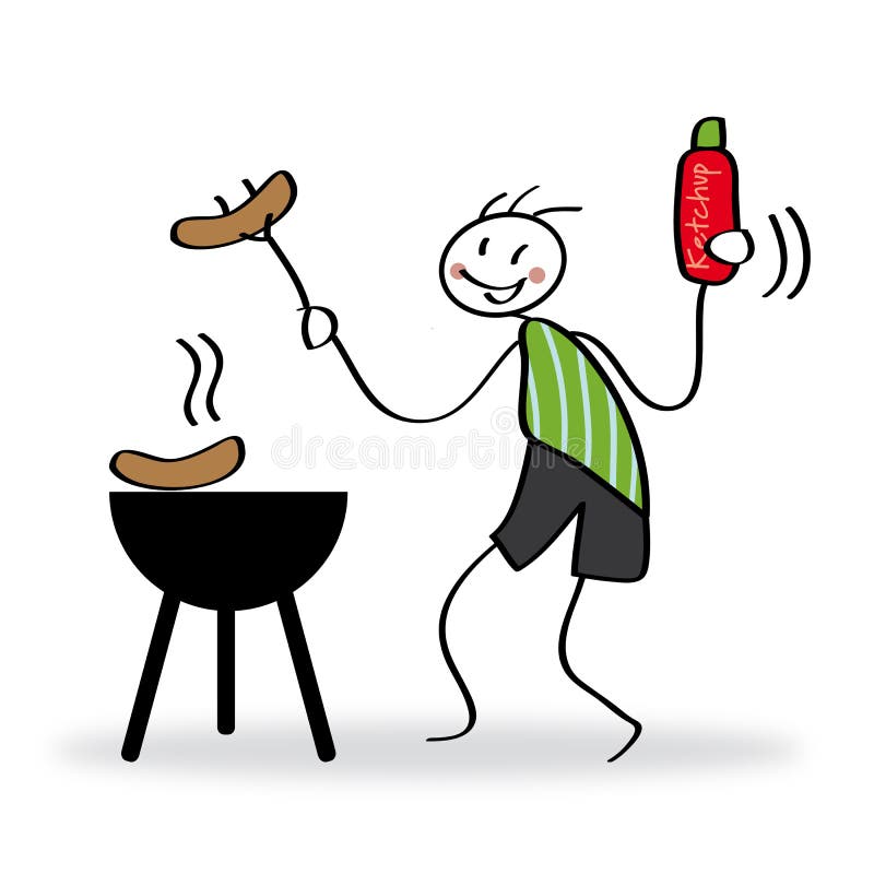 Barbecue party stock illustration. Illustration of dining - 35229816