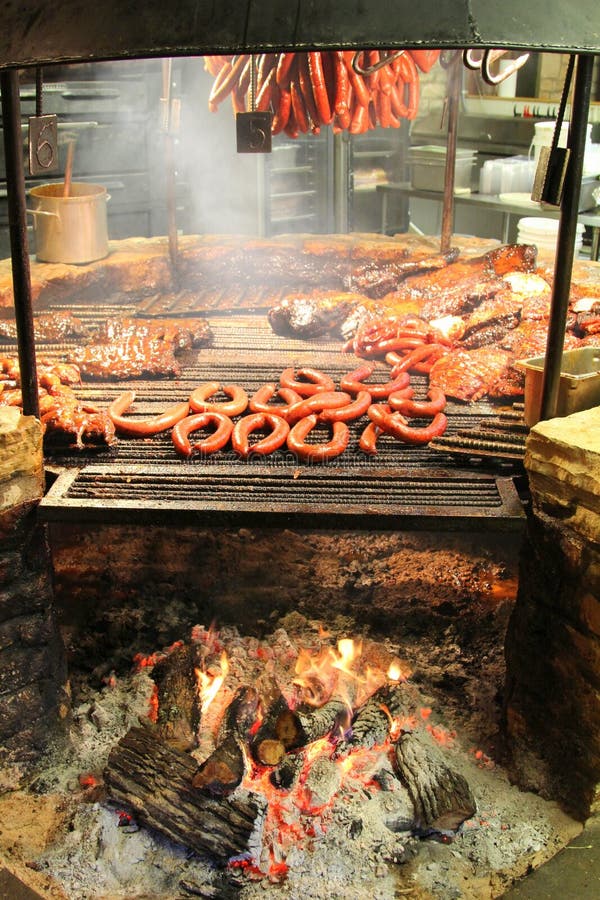 Barbecue pit stock image. Image of good, chicken, meat - 22757603